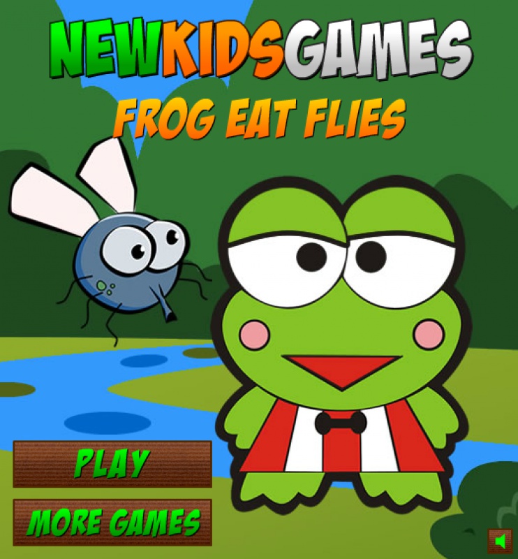 Frog Eat Flies - Žaba je muchy | DetskeHry.sk